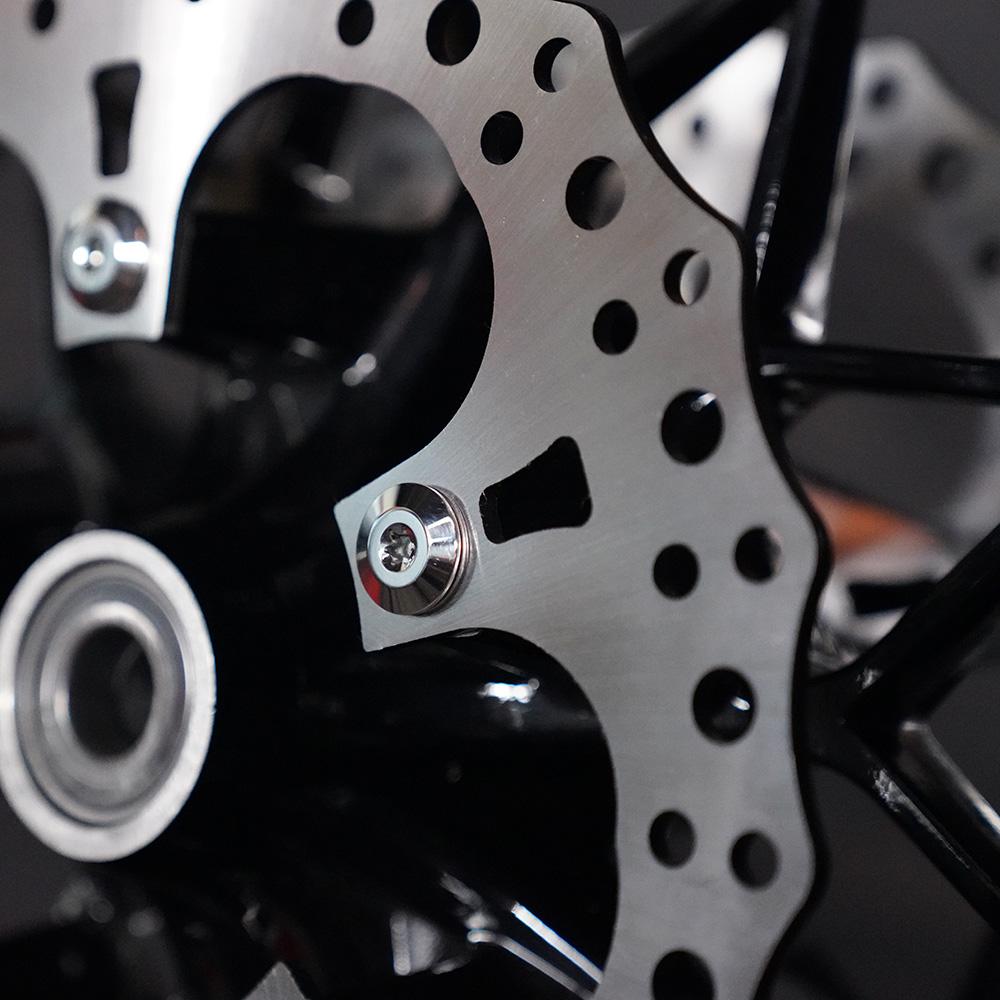 Forged Stainless Floating Brake Rotor Hardware FLT フロントローターボルト | ハーレー ...