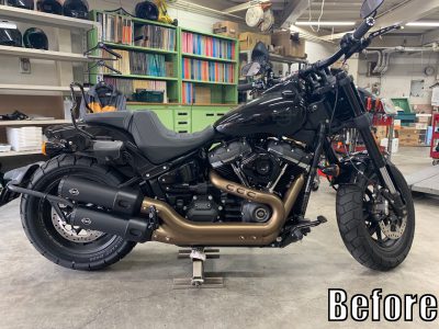 2018 Fat bob License Plate Relocation Kit / ハーレーダビッドソン名古屋 – ハーレー・カスタム ...