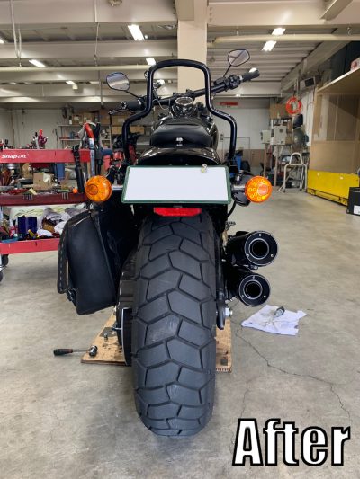 2018 Fat bob License Plate Relocation Kit / ハーレーダビッドソン名古屋 – ハーレー・カスタム ...